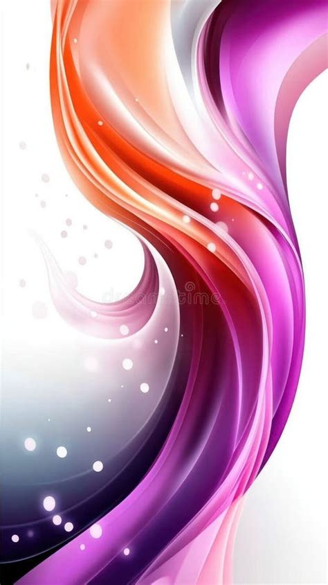 Abstract Waves In Vibrant Colors Create A Dynamic And Fluid Design
