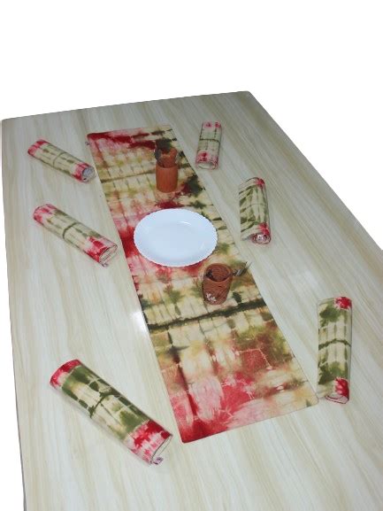 Tye And Dye Table Mat Tisser India