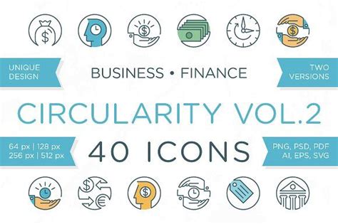 Circularity Icons Volume 2 Graphic Design Logo Icon Graphic Design Resources