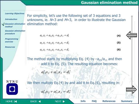 PPT Solution Of Linear Equations Using Gaussian Elimination PowerPoint Presentation ID