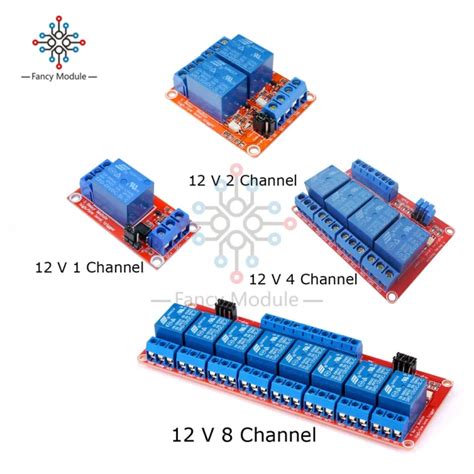 Relay Board Shield With Optocoupler High Amp Low Lever Trigger For
