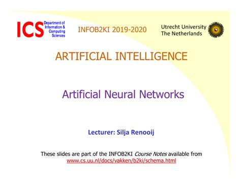[ppt] artificial intelligence artificial neural networks lecturer