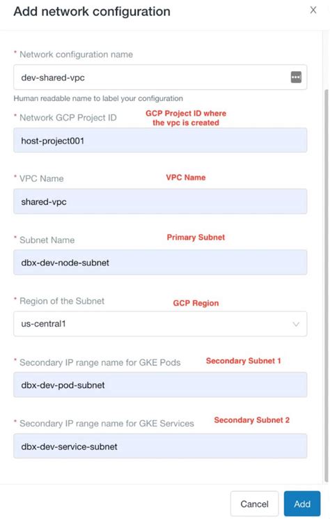 Configure Databricks With A Customer Managed Google Cloud VPC The Databricks Blog