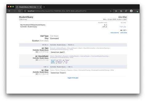 ตรวจสอบการทำงานของ Web Api และ Entity Framework ด้วย Miniprofiler By Wk Medium