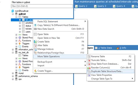 Mysql Cloneduplicate Table With Or Without Data Bigboxcode