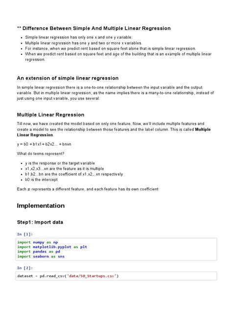 03 multiple linear regression pdf regression analysis standard score