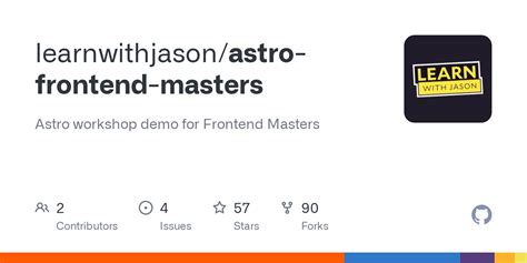 Github Learnwithjasonastro Frontend Masters Astro Workshop Demo For