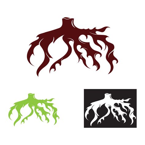 Vector Root Of An Underground Creative Tree Tree Root Icon Vector Art At Vecteezy