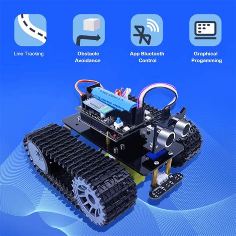 Tscinbuny DIY Smart Robot Car Starter Kit C C For Arduino