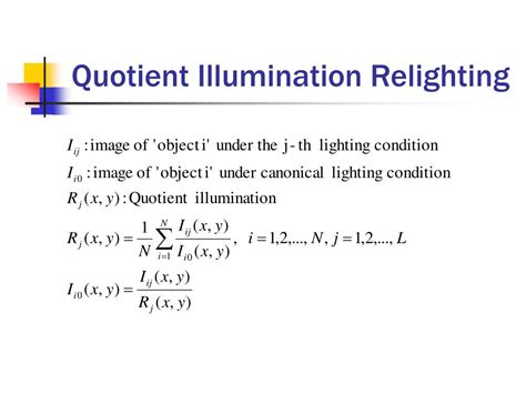 Ppt Normalizing Illumination Against Varying Light Conditions For Face Recognition Powerpoint
