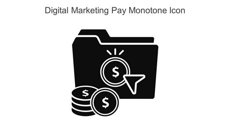 Digital Marketing Pay Monotone Icon In Powerpoint Pptx Png And Editable