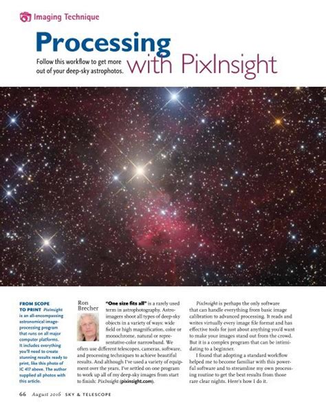 processing with pixinsight