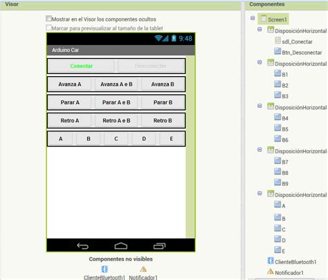 Control De Un Coche Arduino Por Bluetooth App Inventor