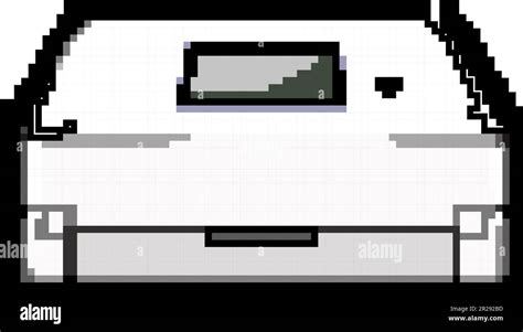 Printer Scanner Document Game Pixel Art Vector Illustration Stock Vector Image And Art Alamy