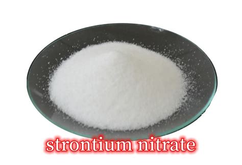 Nitrate Strontium For Fireworks Flame Lighter For Lc Glass Substrate