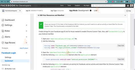 Android Facebook Integration TechVidvan