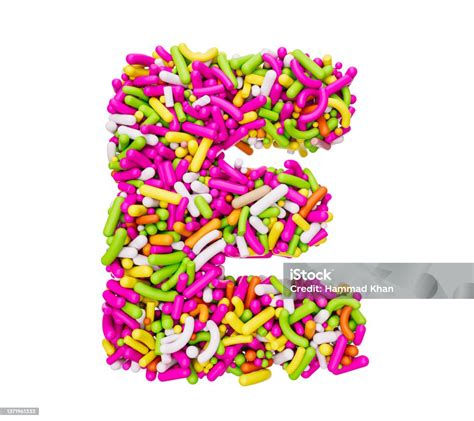 알파벳 E 다채로운 뿌리 글자 E 무지개 뿌려 3d 일러스트 거친 필름 효과에 대한 스톡 사진 및 기타 이미지 거친 필름 효과 공휴일 다중 색상 Istock