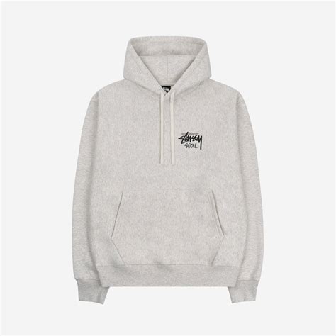 스투시 스탁 서울 후드 애쉬 헤더 2022 Stussy Kream