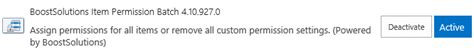 Sharepoint Item Permission Batch Tutorial Boostsolutions App Saas And Software For Microsoft