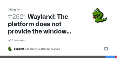 wayland the platform does not provide the window position · issue