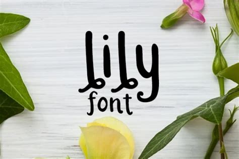 Lily Font By Carina2 · Creative Fabrica