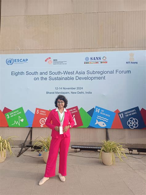 Swarnadyuti Sarkar On Linkedin Endoftheforum Sdgs Sustainabledevelopment Unescap Unescapsswa