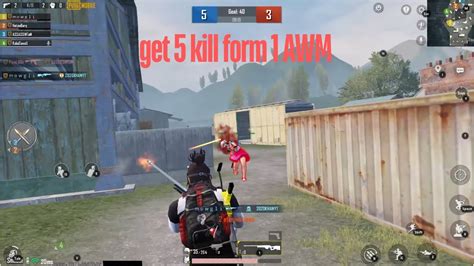 Get 5 Kills From A Single AWM YouTube