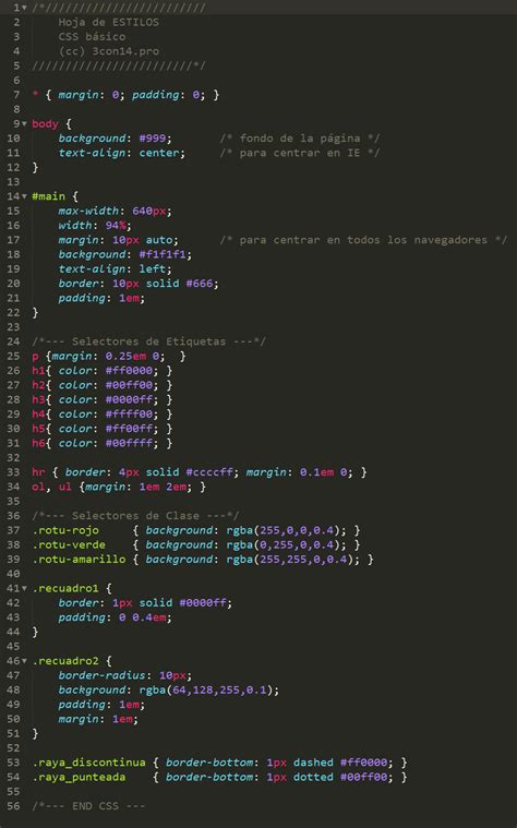 3con14 Tico 201516 P0 Tarea 07 Reglas Css Básicas