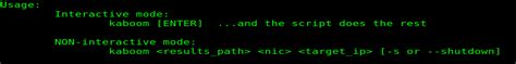 Kaboom Automatic Pentest