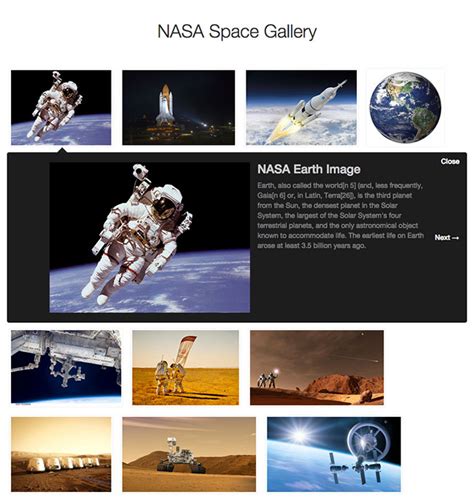 可制作谷歌样式图片画廊的纯js插件jquery之家 自由分享jquery、html5、css3的插件库