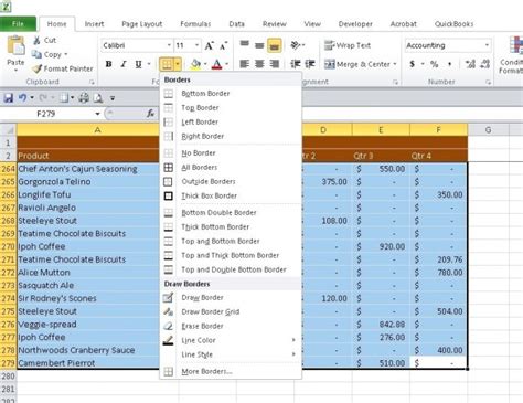 How To Add Cell Borders In Microsoft Excel