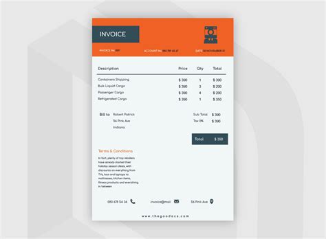 Best Google Docs Invoice Templates Time To Get Paid