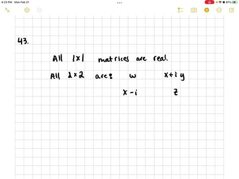 A Particular Matrix Is Both Hermitian And Unitary Show That Its