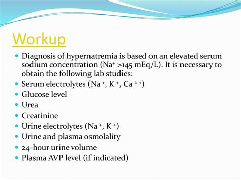 Approach To Hypernatremia Ppt Download