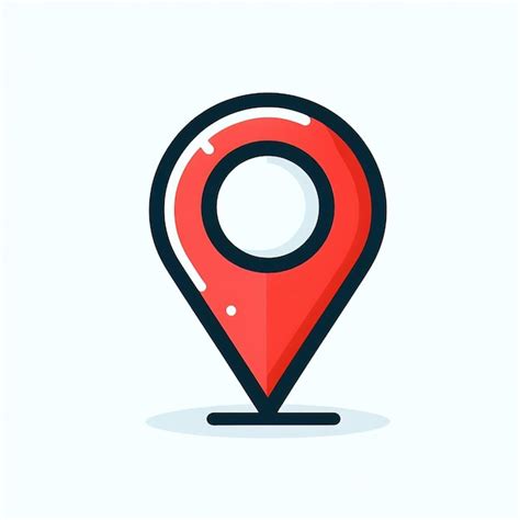 Premium Photo Location Pin Icon Map Attach Marker Place Location Icon