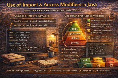 Day 9 Of Learning Java Use Of Import And Access Modifiers In Java By
