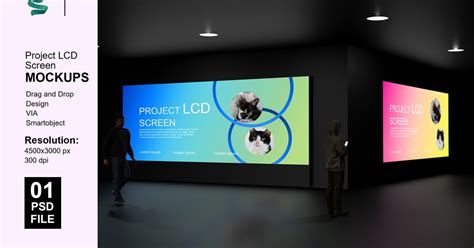 Project Lcd Screen Mockup Product Mockups Ft Screen And Event Envato