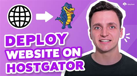 how to deploy a website on hostgator youtube