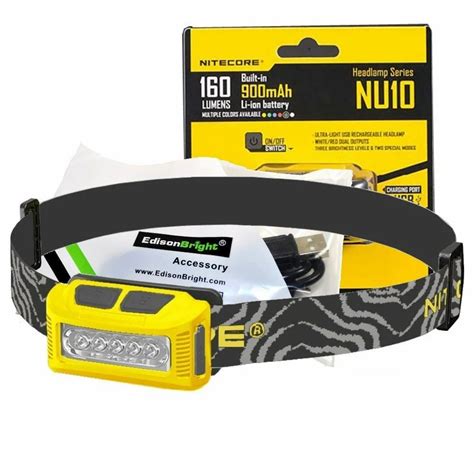 Nu10 Nitecore Usb Led Headlamp Set At ₹ 2990 Piece Led Headlamp In New Delhi Id 27372556448