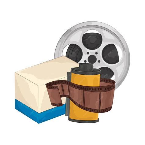 Rollos De Película Vector Premium