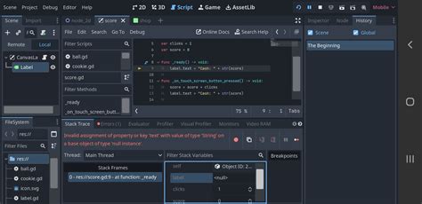 Help Why Is My Label Null