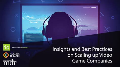 insights and best practices on scaling up video game companies