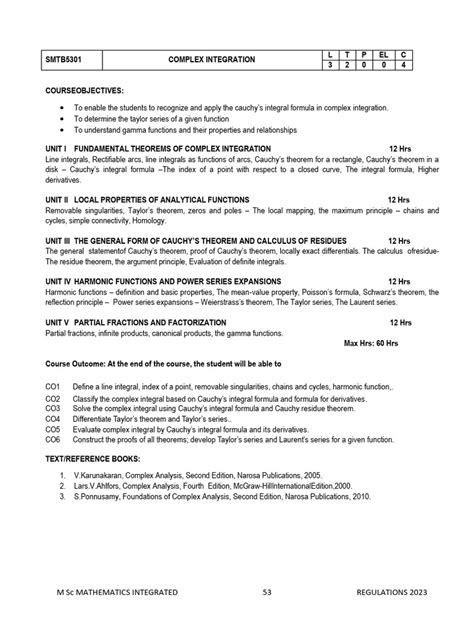 Complex Integration Pdf Integral Complex Analysis