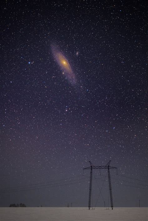 Andromeda Galaxy Night Sky