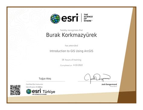 PDF Introduction To GIS Using ArcGIS Certificate