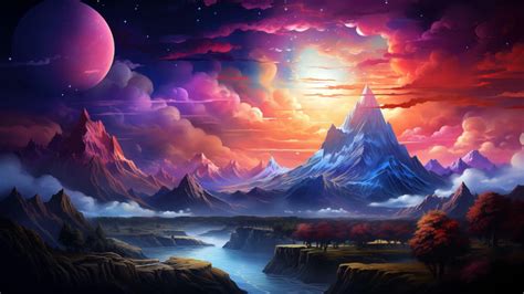 Celestial Mountain Dreamscape Backiee