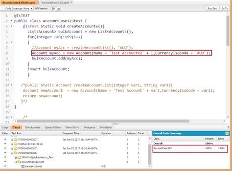 Trigger Testclass Codecoverage Coming In Codecoverage Section