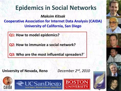 Ppt Epidemics In Social Networks Powerpoint Presentation Free