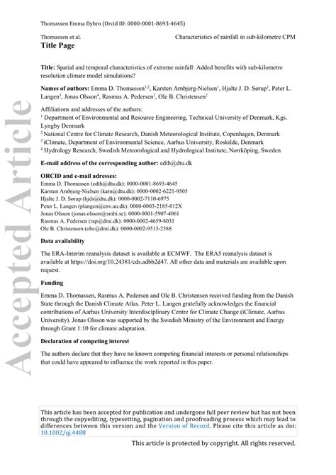 Pdf Spatial And Temporal Characteristics Of Extreme Rainfall Added