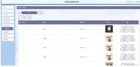 Springboot盲盒玩具销售系统972fy 独有源码 如何选择高质量的计算机毕业设计盲盒系统源码 Csdn博客